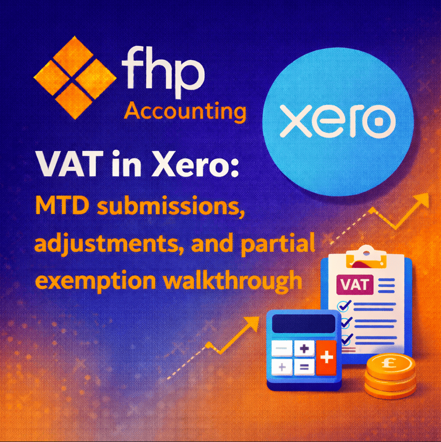 VAT in Xero: MTD Submissions, Adjustments, and Partial Exemption ...